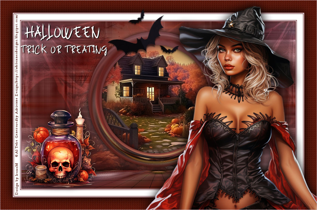Tutorial Haloween Trick or Treating by Roberta Maver